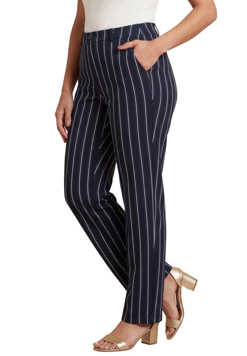 JESSICA LONDON Jessica London Bi-Stretch Straight Leg Pants